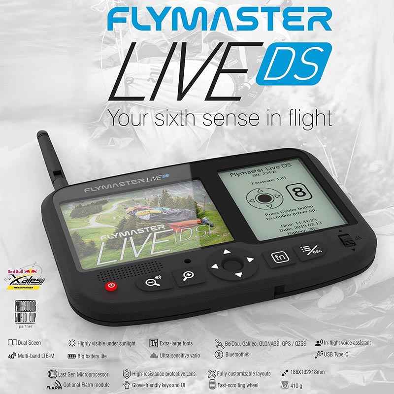 Variômetro Flymaster Live DS - Sky Driver Escola de Parapente